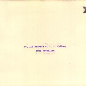 William James Oliver McPhee | South Australian Red Cross Information Bureau