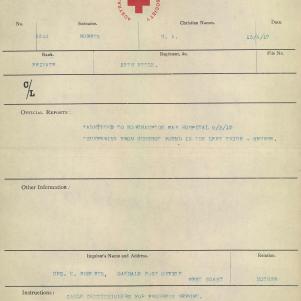 George Arthur Roberts | South Australian Red Cross Information Bureau