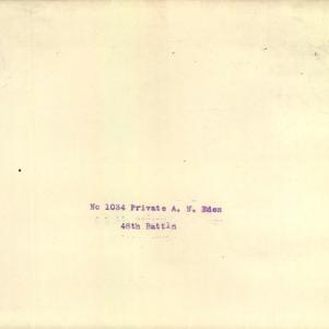 Alfred Eden | South Australian Red Cross Information Bureau