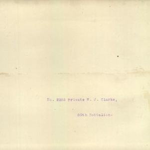 William James Clark | South Australian Red Cross Information Bureau